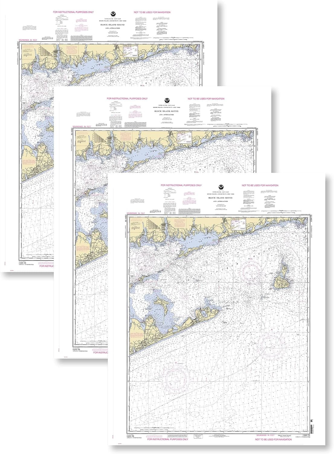 Paradise Cay Publications, Inc. NOAA Training Chart 13205 Block Island ...