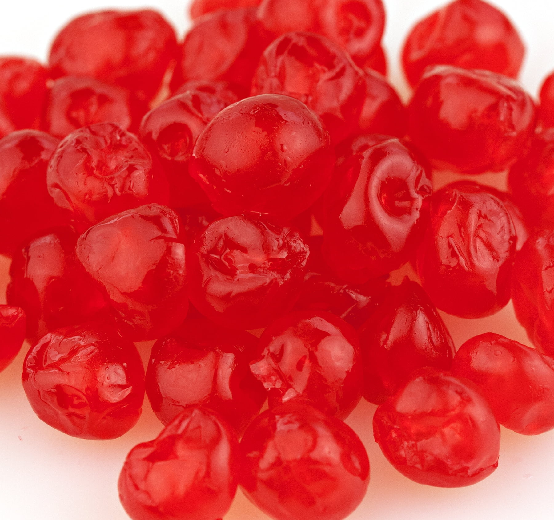 Paradise Fruit Sweet Glazed Red Candied Cherries - 30lb Bulk Box for ...