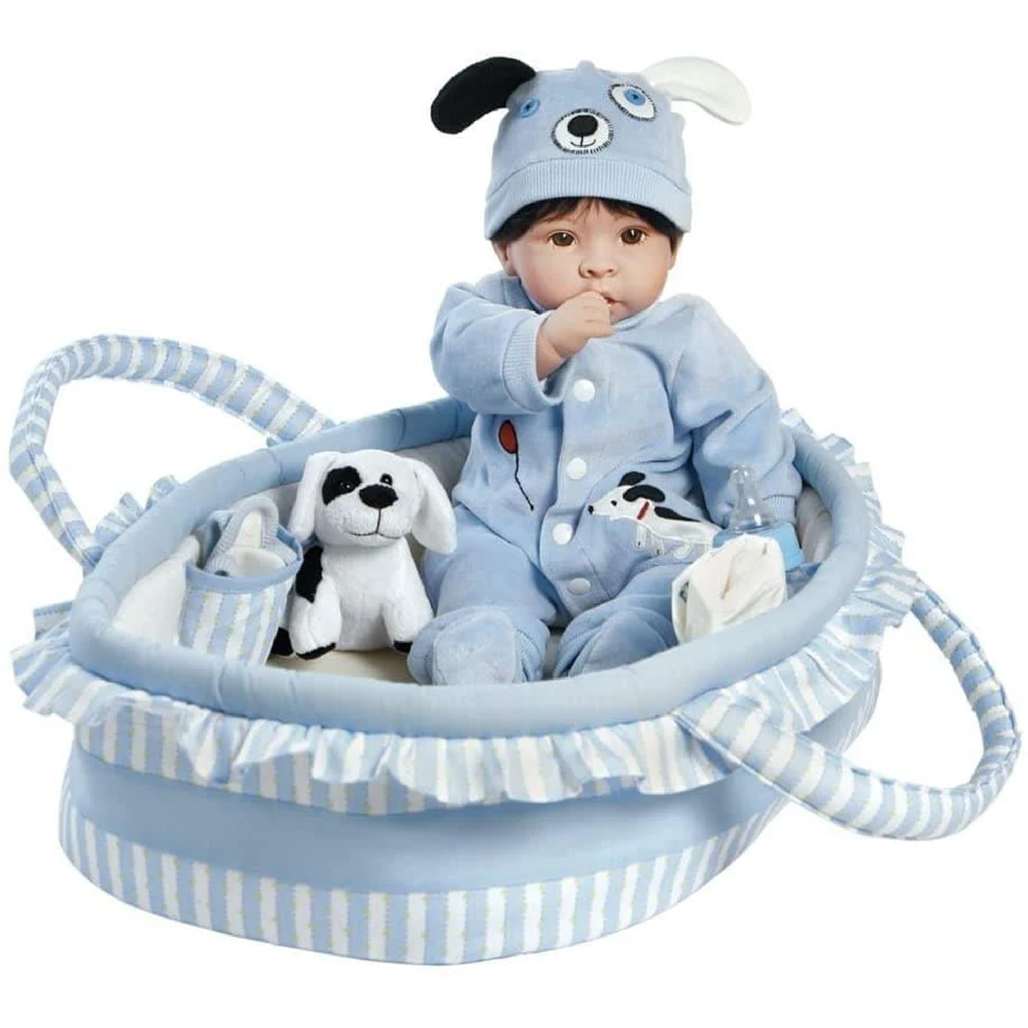 Paradise Galleries 17 Inch Realistic Reborn Baby Boy Doll with Plush ...