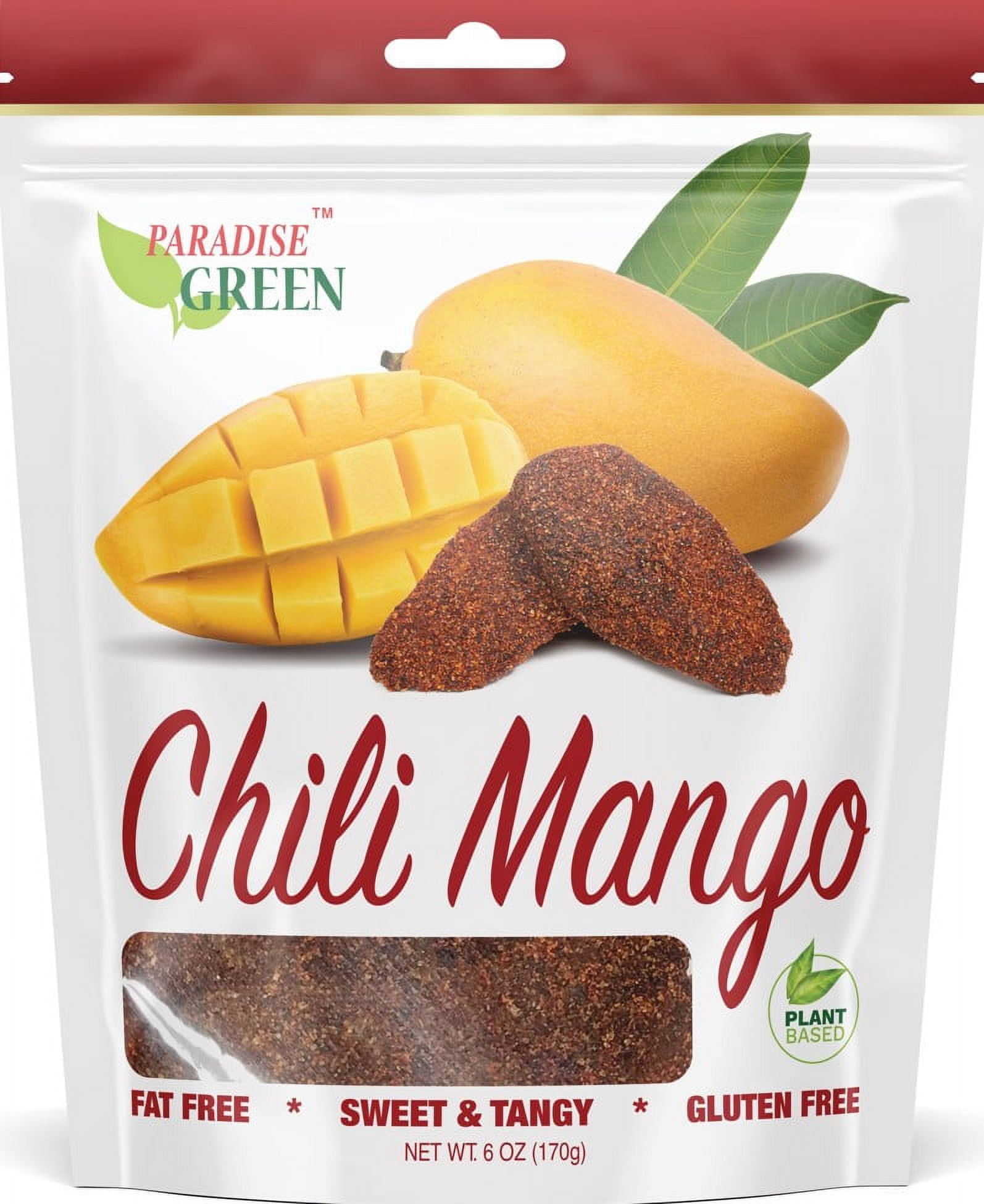 Paradise Green Dried Chili Mango Good Source Vitamin C Gluten Free ...