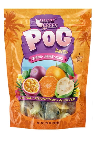 Paradise Green POG Dried Fruit Mix, 20 oz passion, orange, guava dried ...