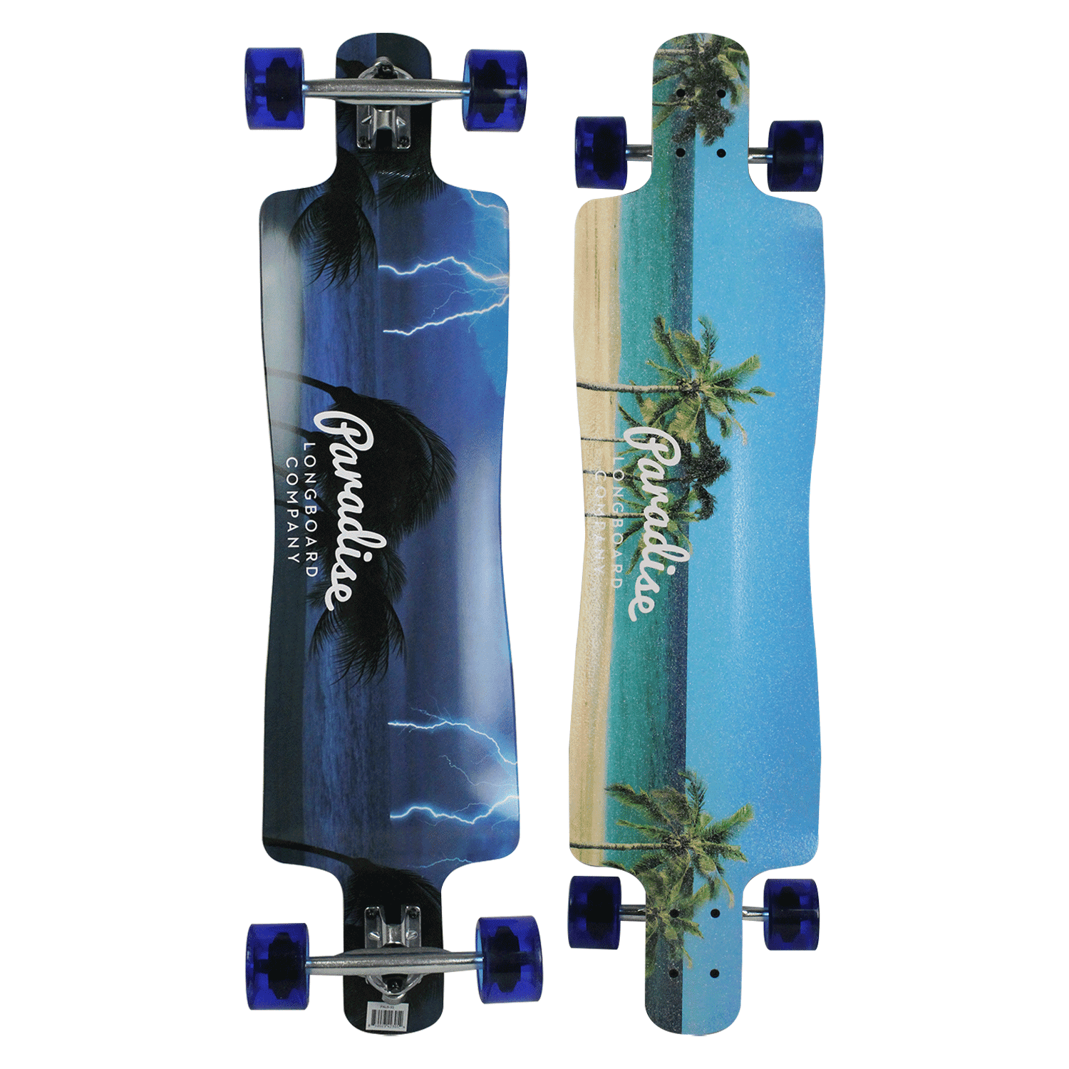 Paradise Longboard Complete Stormy Beach Drop Down 10" x 40" - Walmart.com