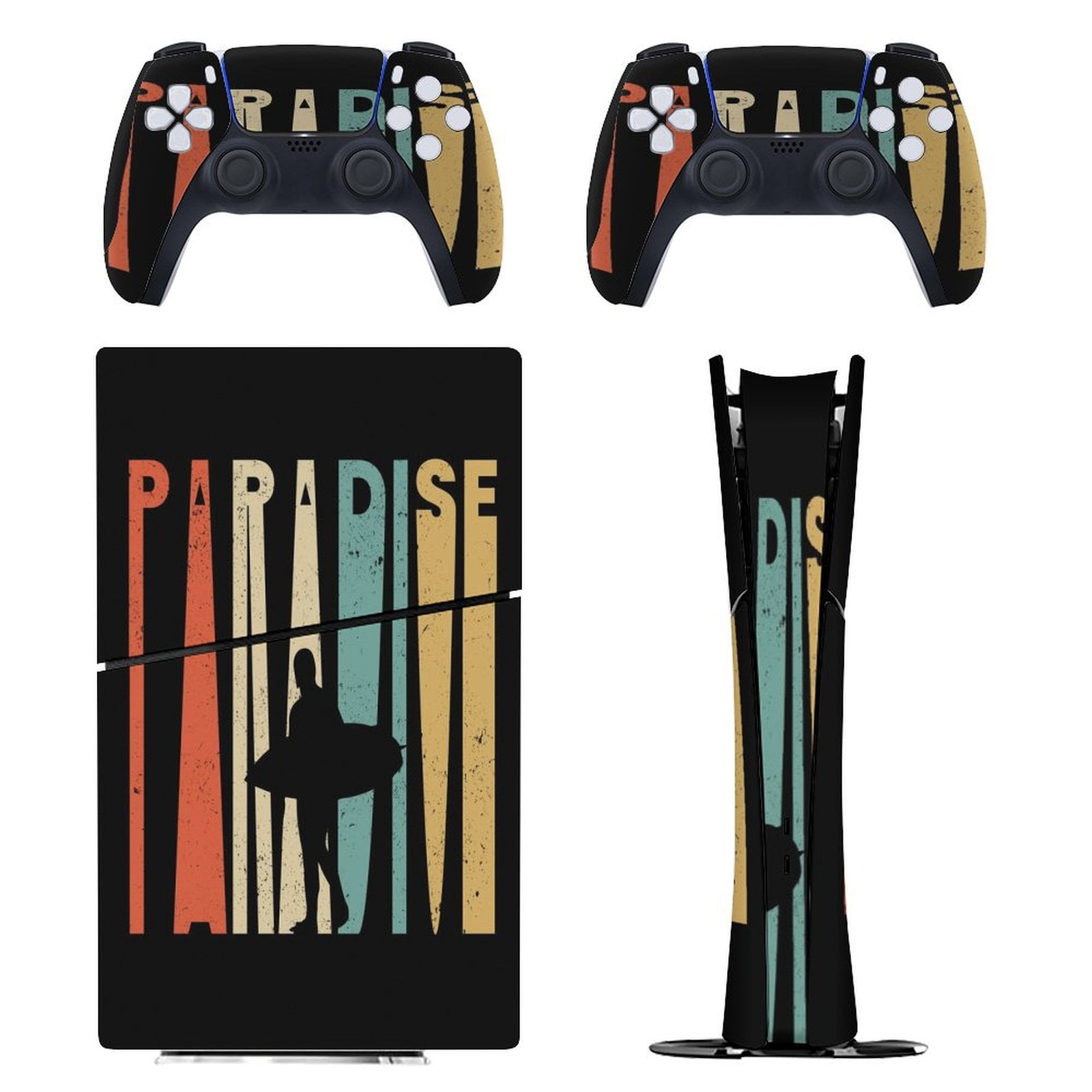 Paradise T-shirt PS5/PS5 Slim Digital Disc Skin Sticker For Console And ...
