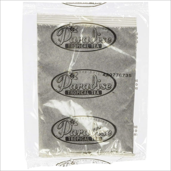 Paradise Tropical Tea Black Tea Filter Packs for Iced Tea, 50 Pack, 1 ...