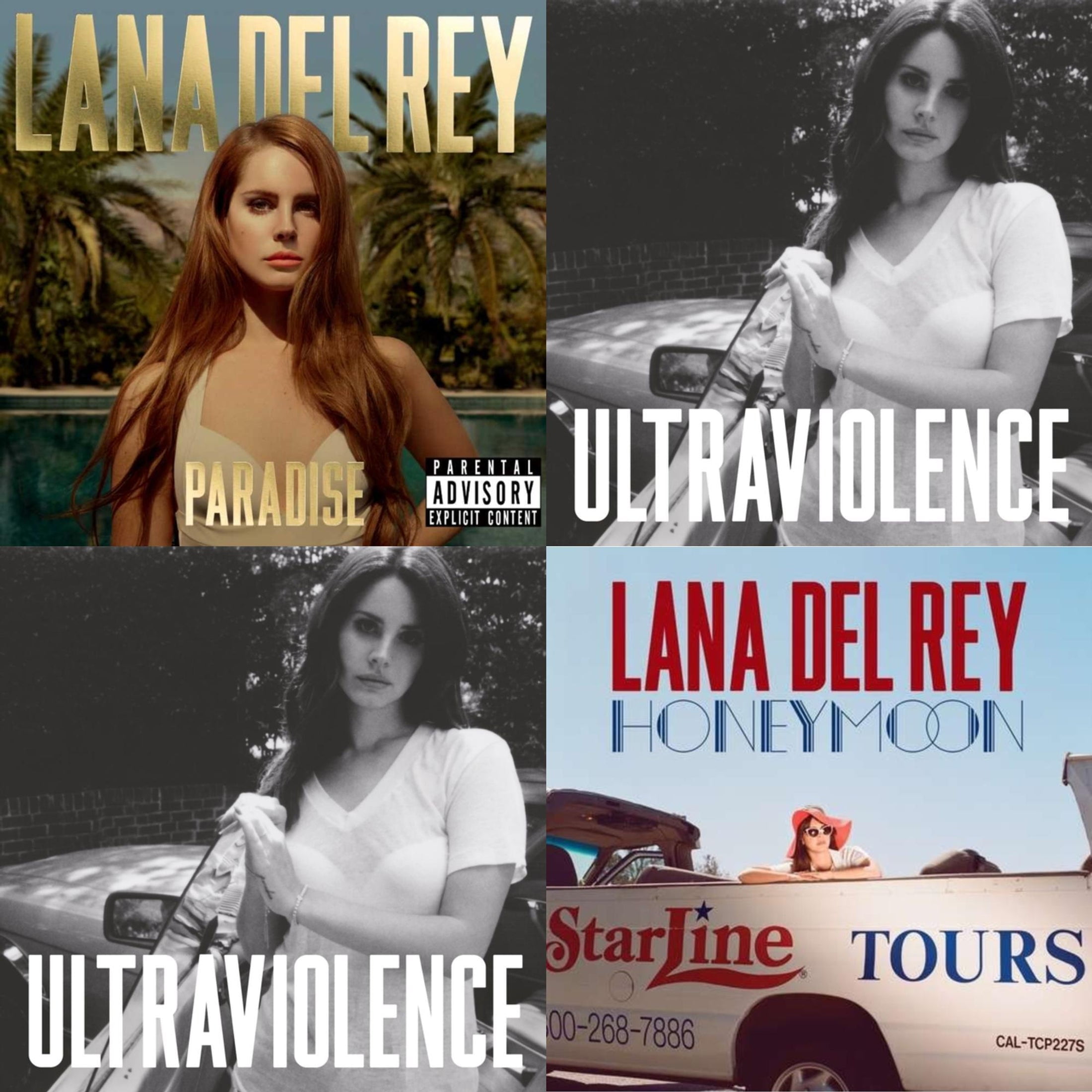 Paradise & Ultraviolence & Ultraviolence & Honeymoon [CD Bundle ...