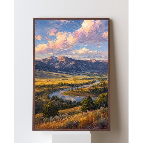 Paradise Valley Montana Yellowstone River Landscape Absaroka Mountains ...