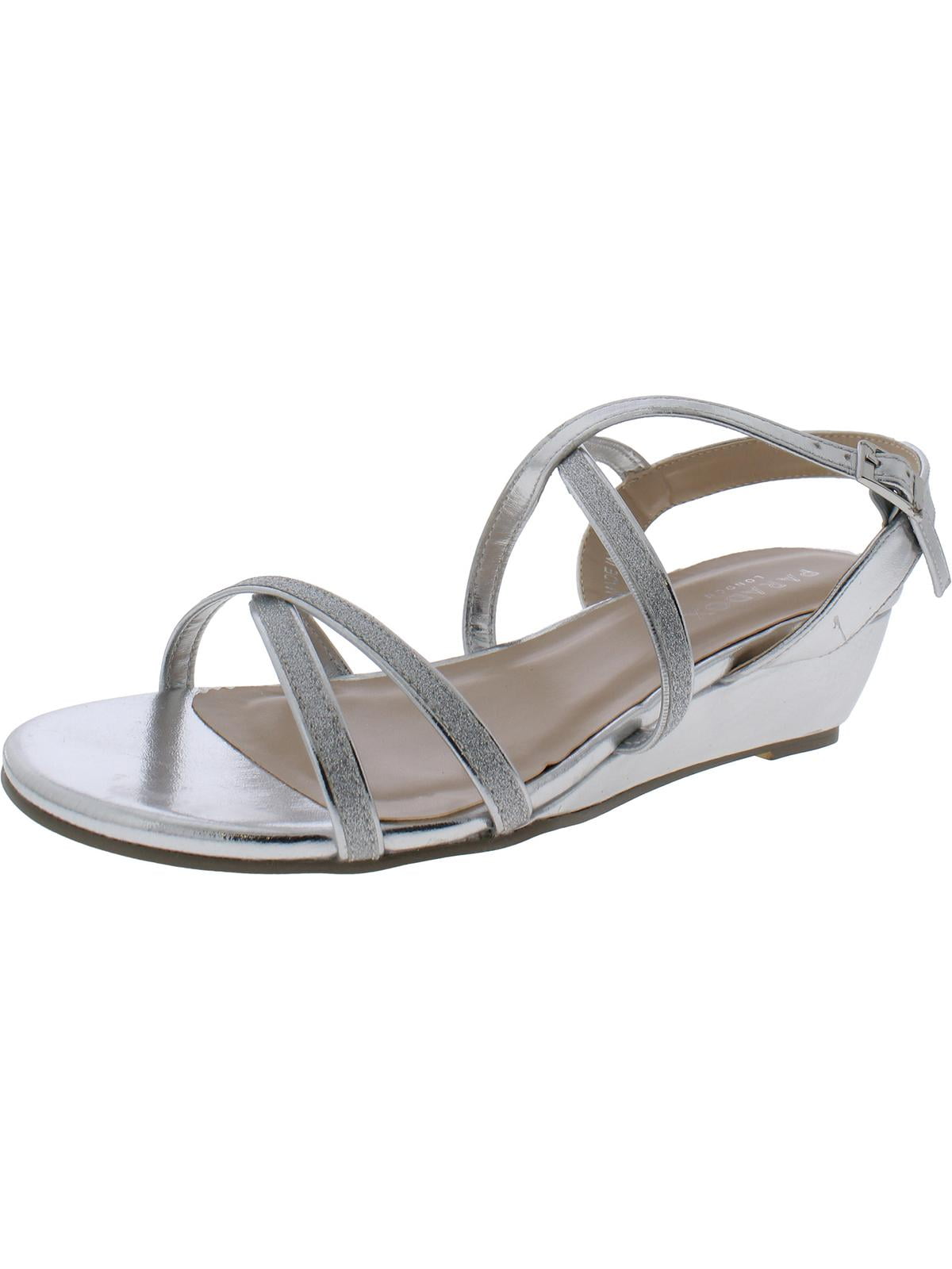 Paradox London Womens Kadil Slingback Ankle Strap Wedge Sandals ...