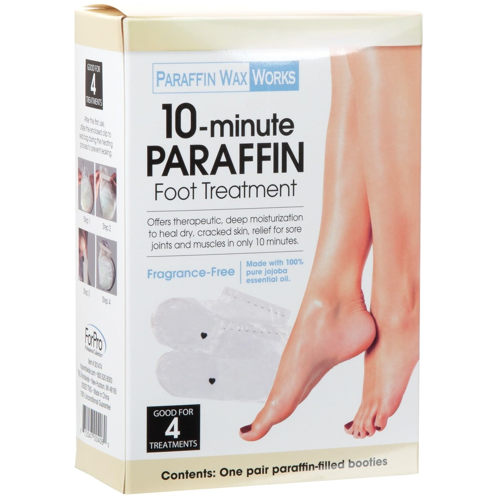 Paraffin Wax Works 10-Minute Paraffin Foot Treatment, Fragrance-Free ...