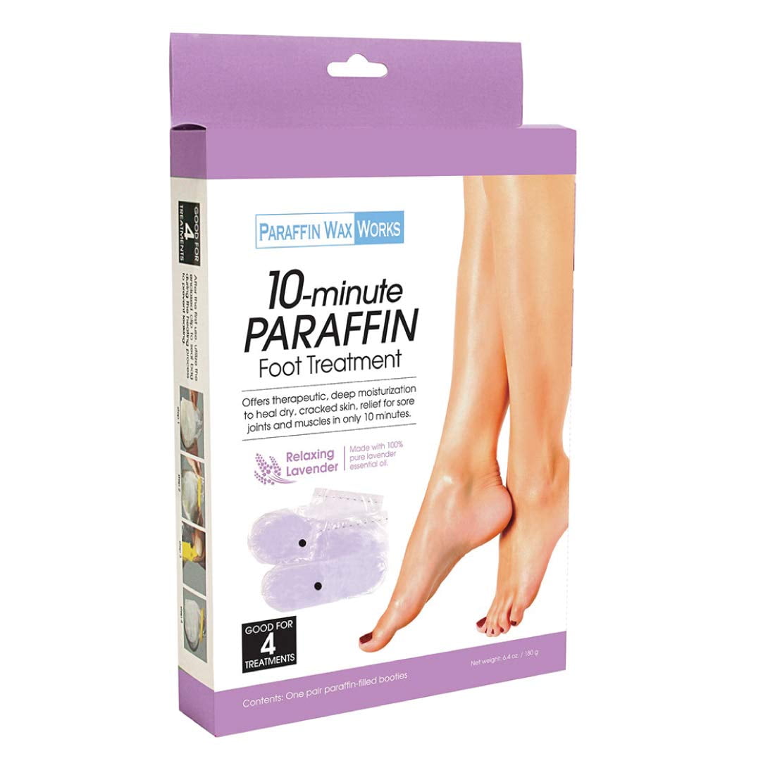 Paraffin Wax Therapy, Lavender Paraffin Foot Treatment Booties, Deep ...