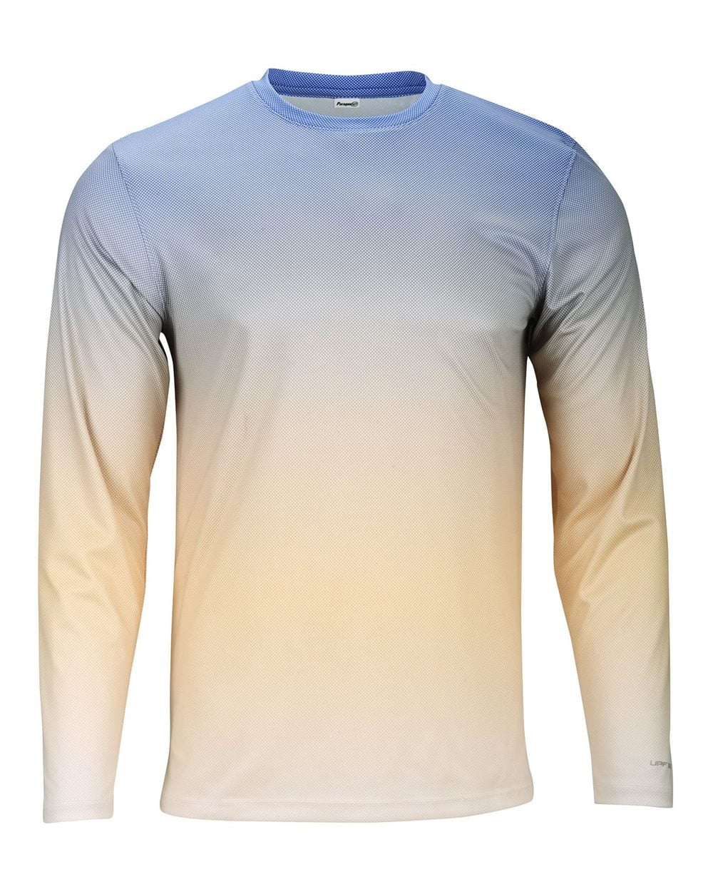 Paragon Barbados Performance Pin Dot Long Sleeve T-Shirt, Bimini Blue ...