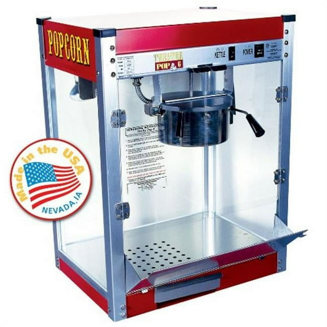 Paragon - Manufactured Fun Theater Pop 6 oz Popcorn Machine - Walmart.com