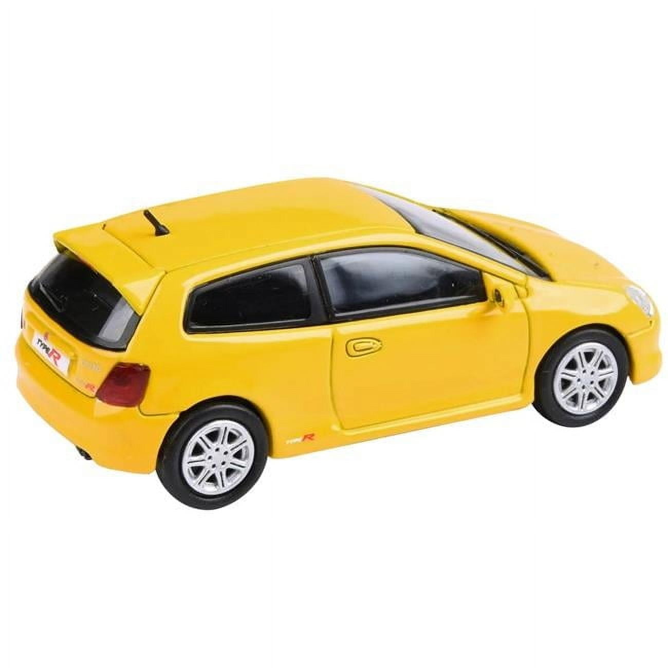 2001 Honda Civic Type R EP3 Sunlight Yellow 1/64 Diecast Model Car by ...