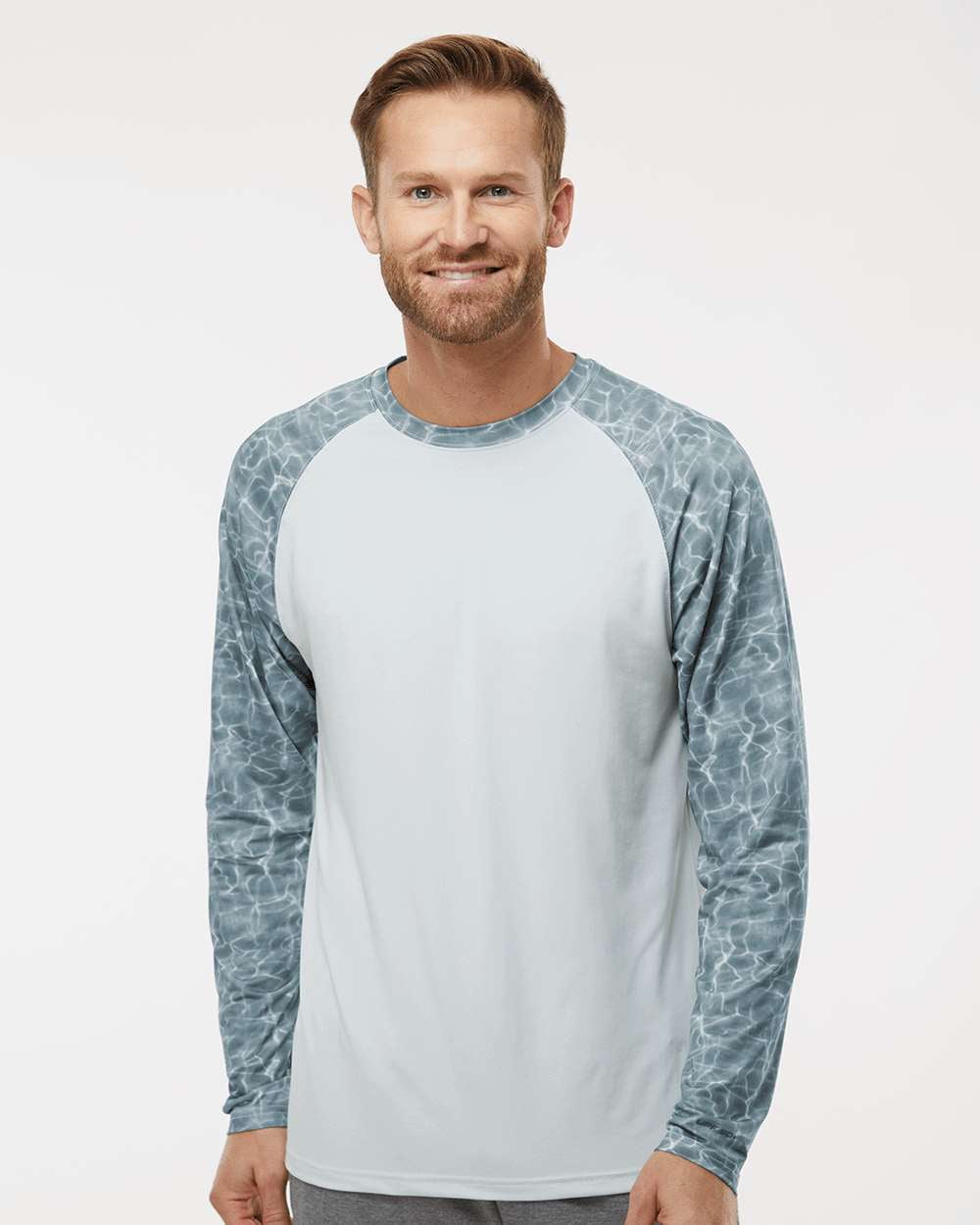 Paragon Panama Colorblocked Long Sleeve T-Shirt - Walmart Business Supplies
