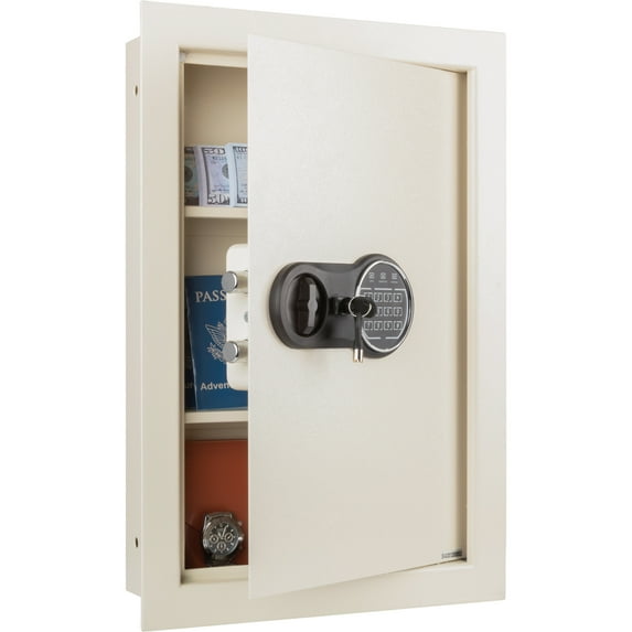 Paragon Safes In-Wall Safe with Digital Keypad and 2 Override Keys ...