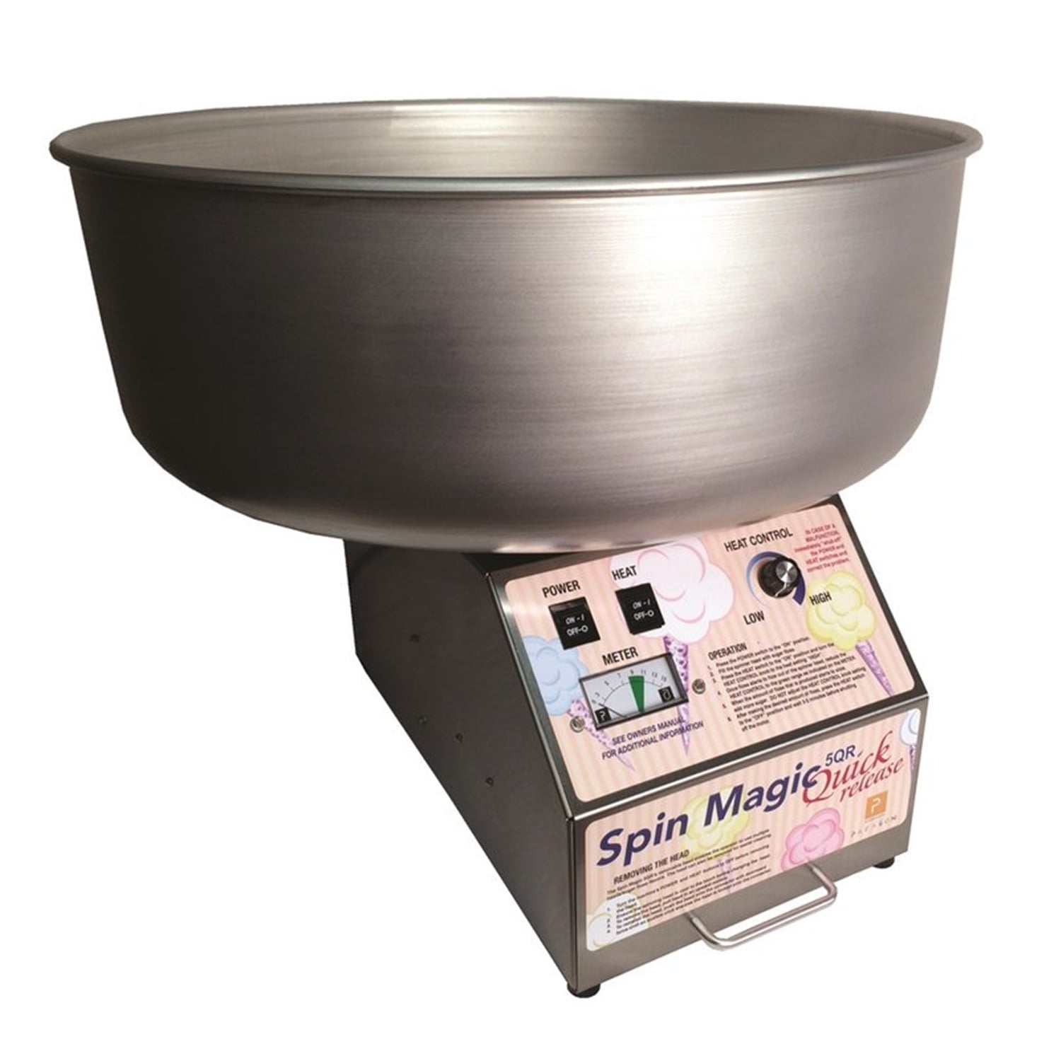 Paragon Spin Magic 5 Quick Release Commercial Cotton Candy Machine ...