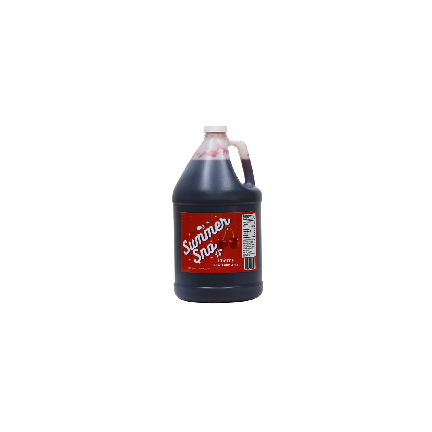 Paragon Summer Sno Syrup Cherry (1 Gallon) - Walmart.com