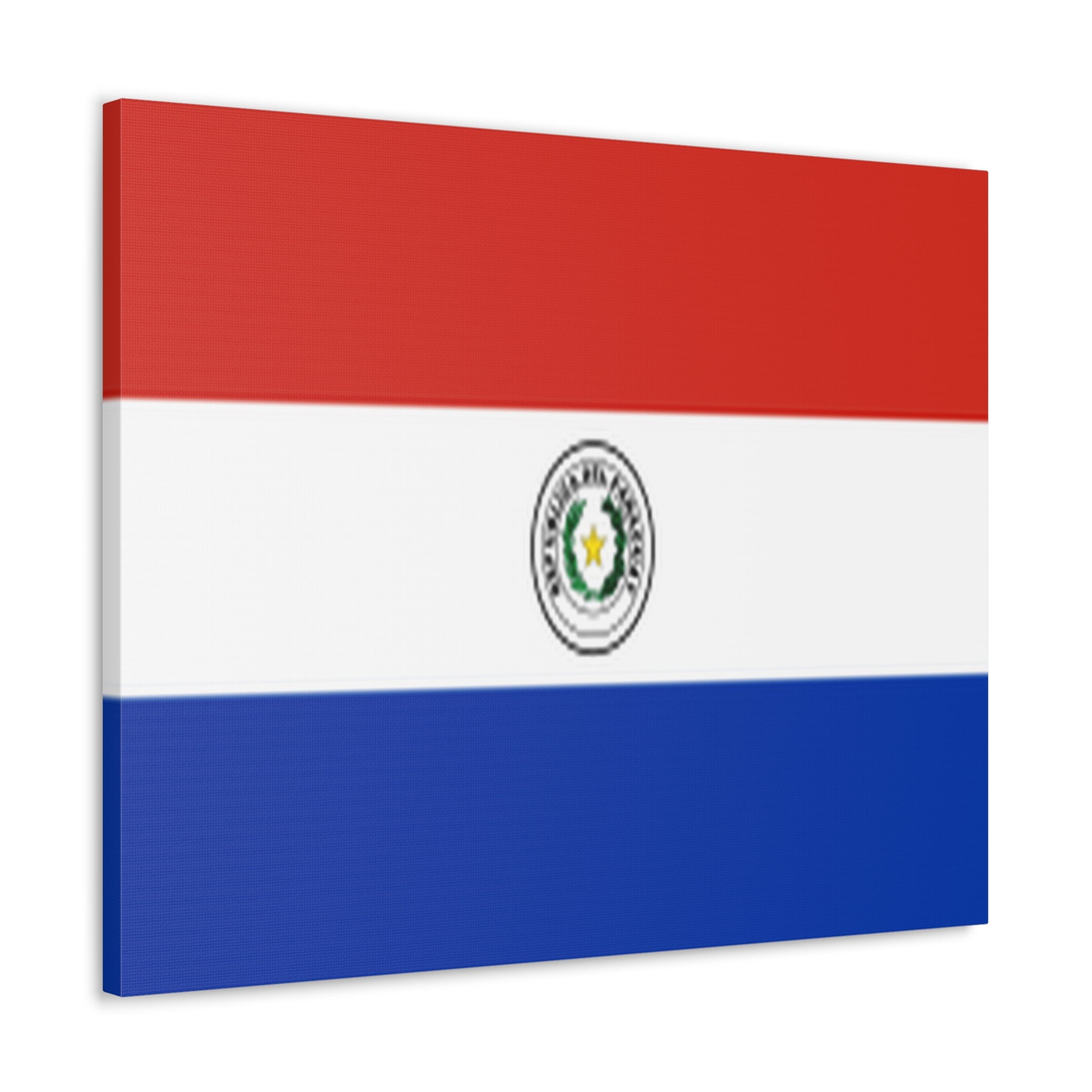 Paraguay Country Flag Canvas Vibrant Wall Art Unframed Home Decor ...
