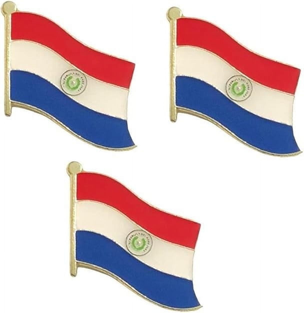 Paraguay Flag Lapel Pins, Pack of 3 - Walmart.com
