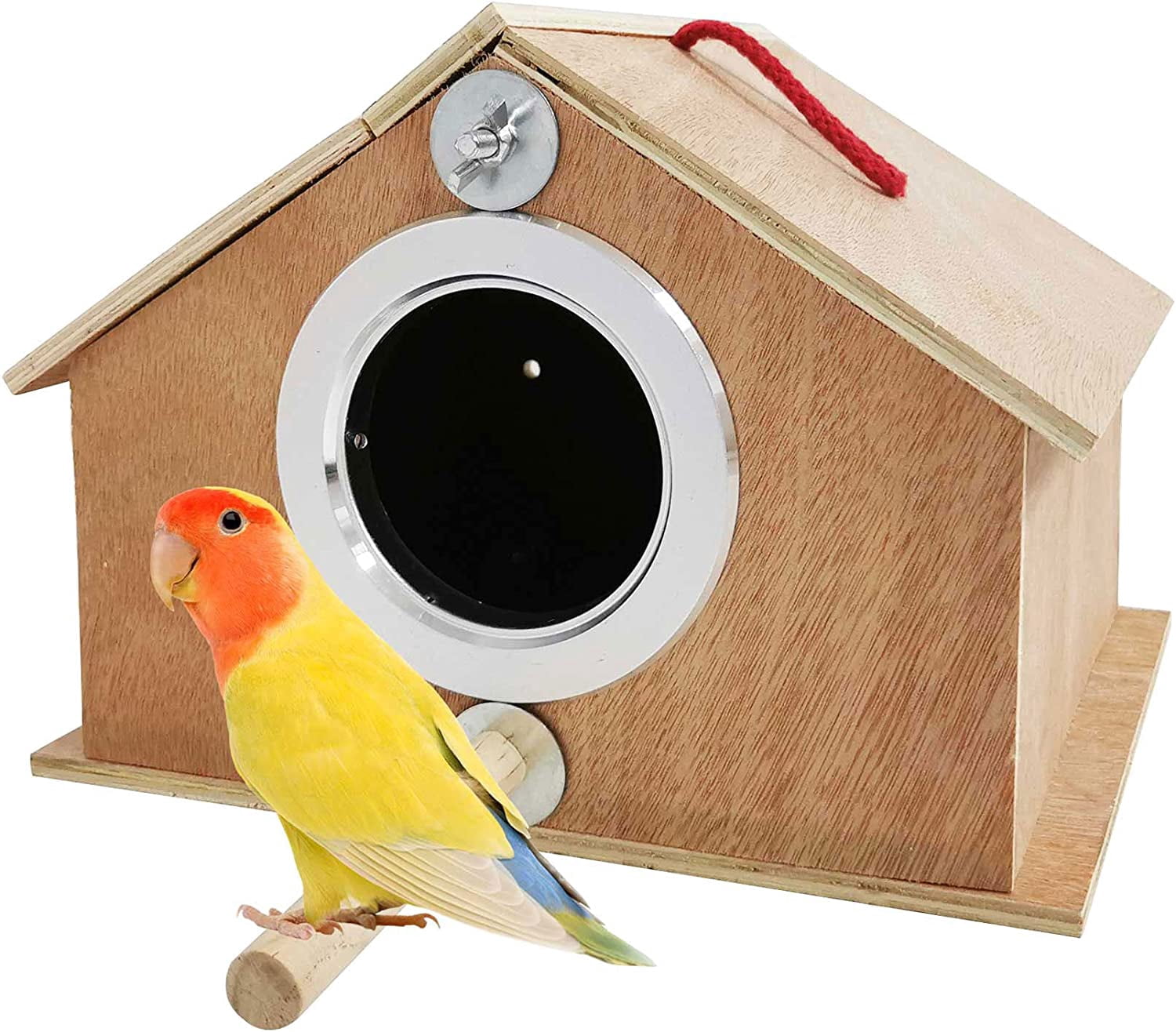 Parakeet Nest Box Bird Nesting House Parrot Breeding Mating Box for ...