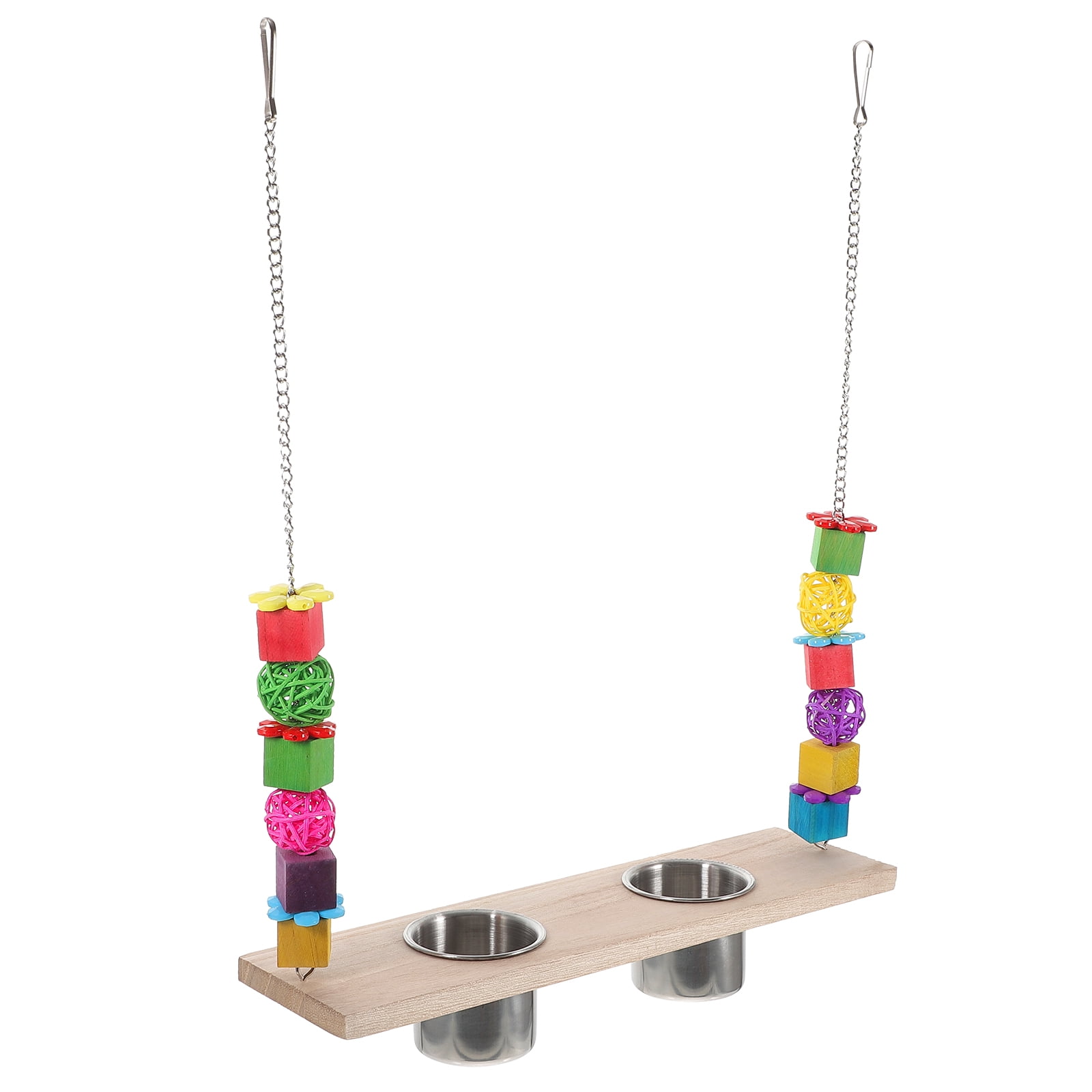 MEIBUTYUP Parrot Swing Toy Multi Colorful For Bird Owners 1Set ...