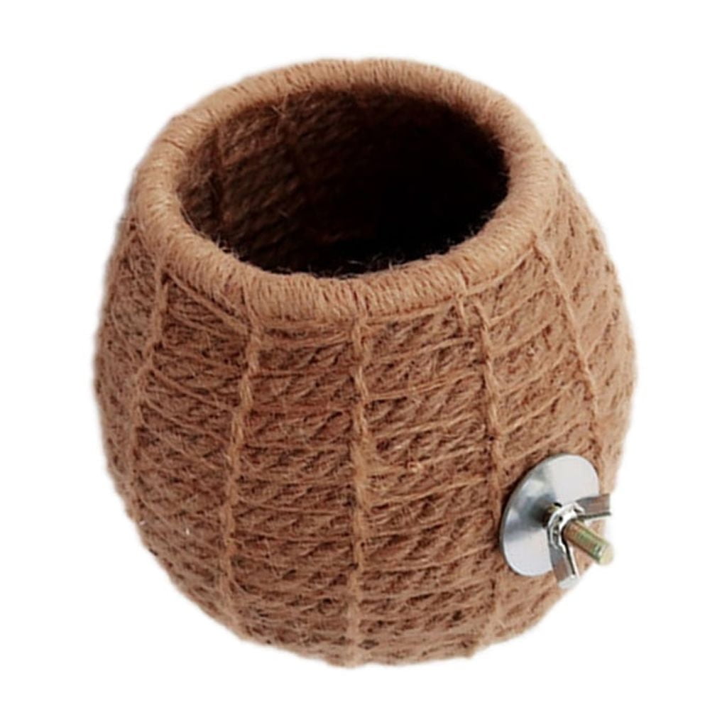 Parakeet Nest Parrot Breeding Bed Hemp Rope Hatching Box for Finch ...