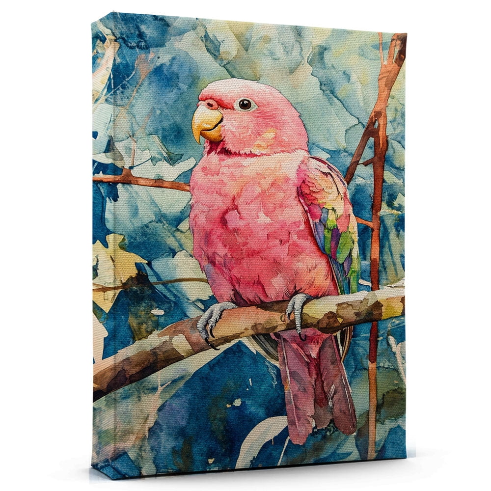 Parakeet Pink Bourkes Pictures Wall Decor - Colorful Parakeet Pink ...