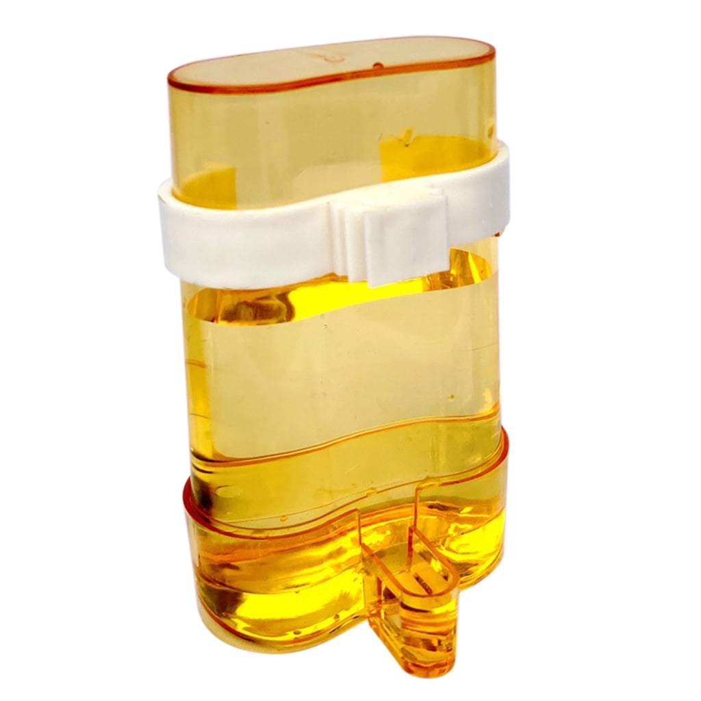 Parakeet Water Dispenser No Mess Parrot Water Feeder Waterer Cage ...