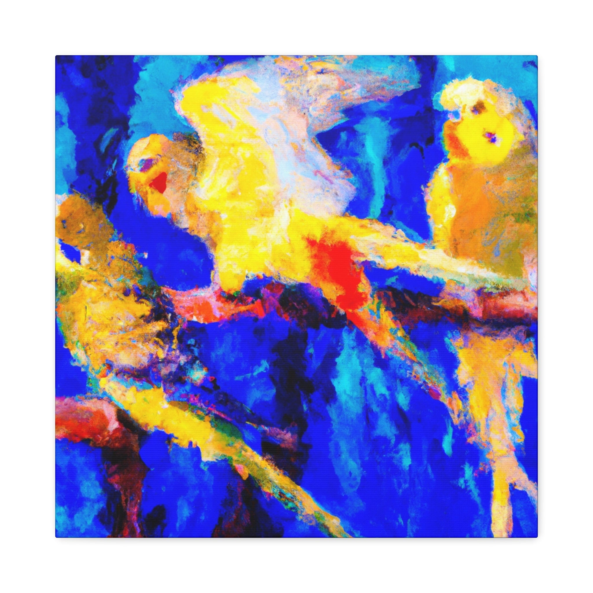 "Parakeets in Flight" - Canvas - Walmart.com