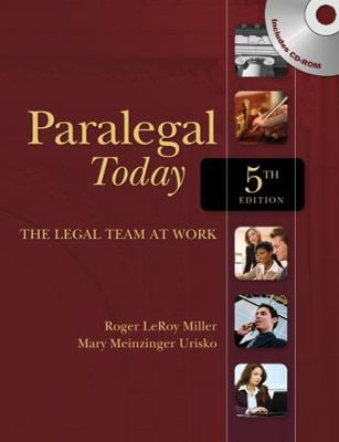 Pre-Owned Paralegal Today: The Legal Team at Work [With CDROM ...
