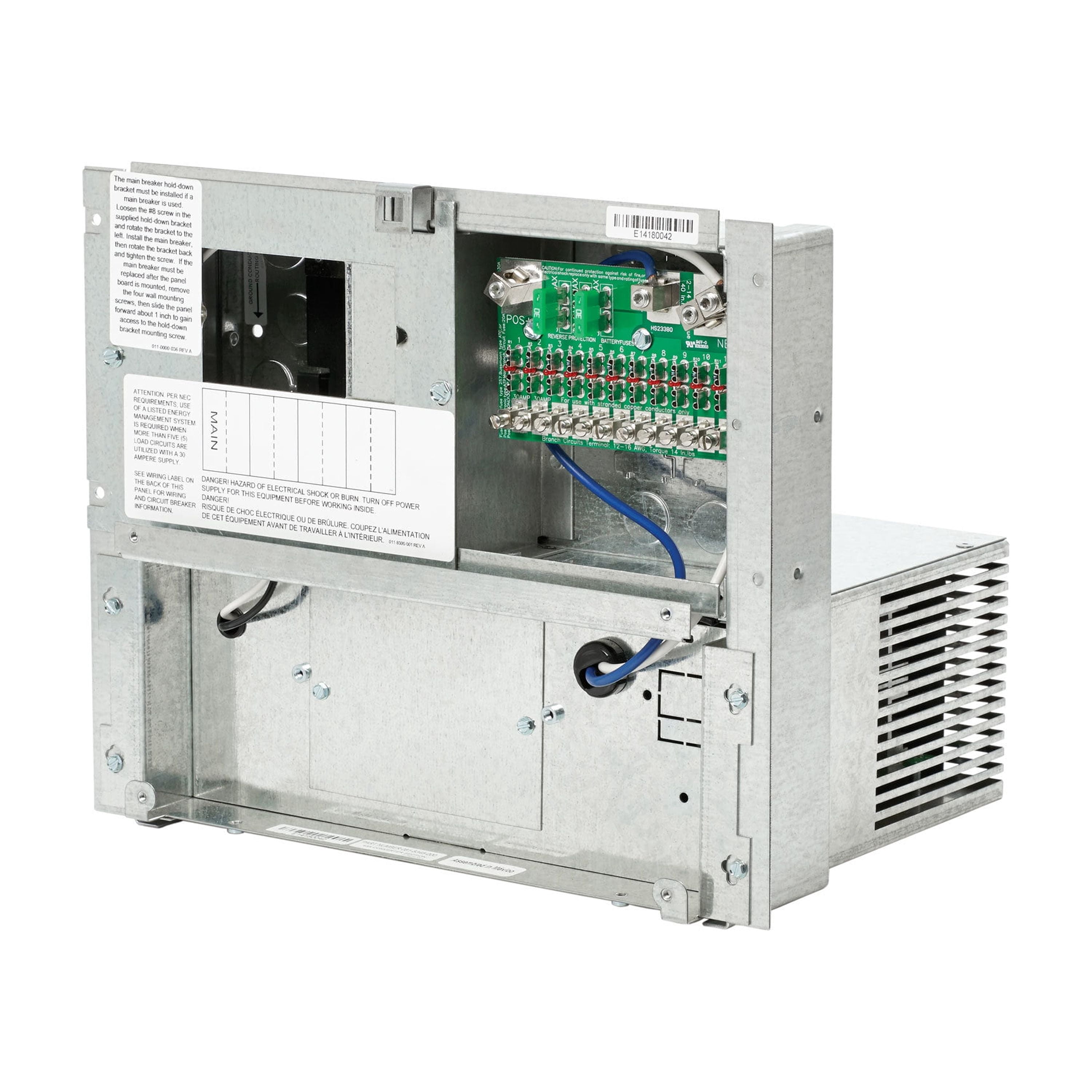 Parallax 8355A 8300 Series 30 Amp Power Center with 55 Amp Converter ...