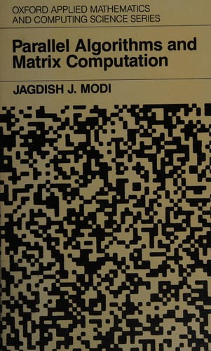 Pre-Owned Parallel Algorithms and Matrix Computation 9780198596554 / - Walmart.com