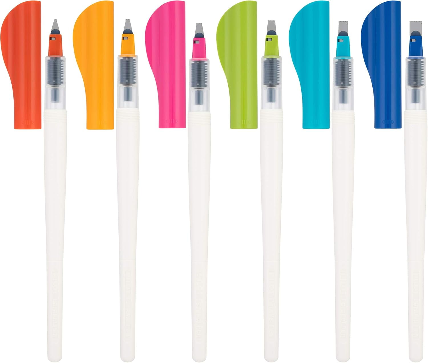 Parallel Caligraphy Pens, Assorted Point Sizes and Colors, 6 Count ...