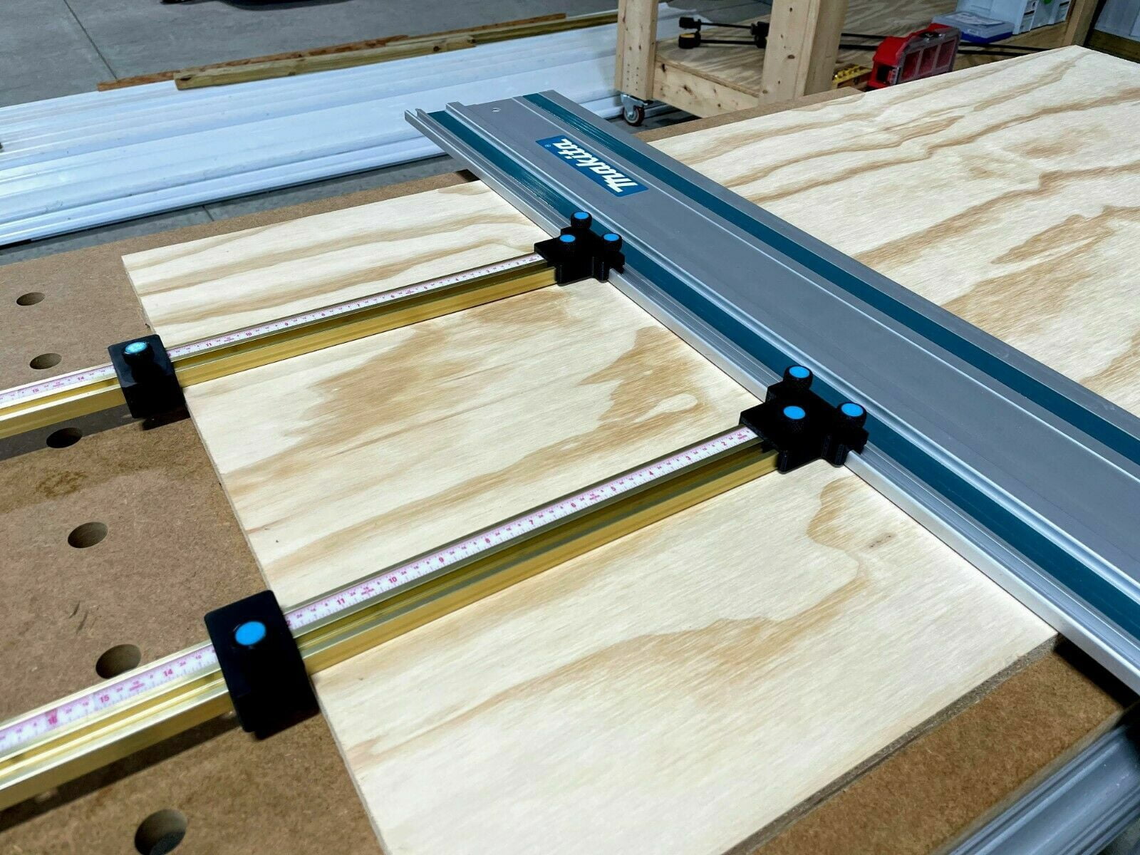 Parallel Guides for Makita Guide Rails and Track Saws By ToolCurve ...