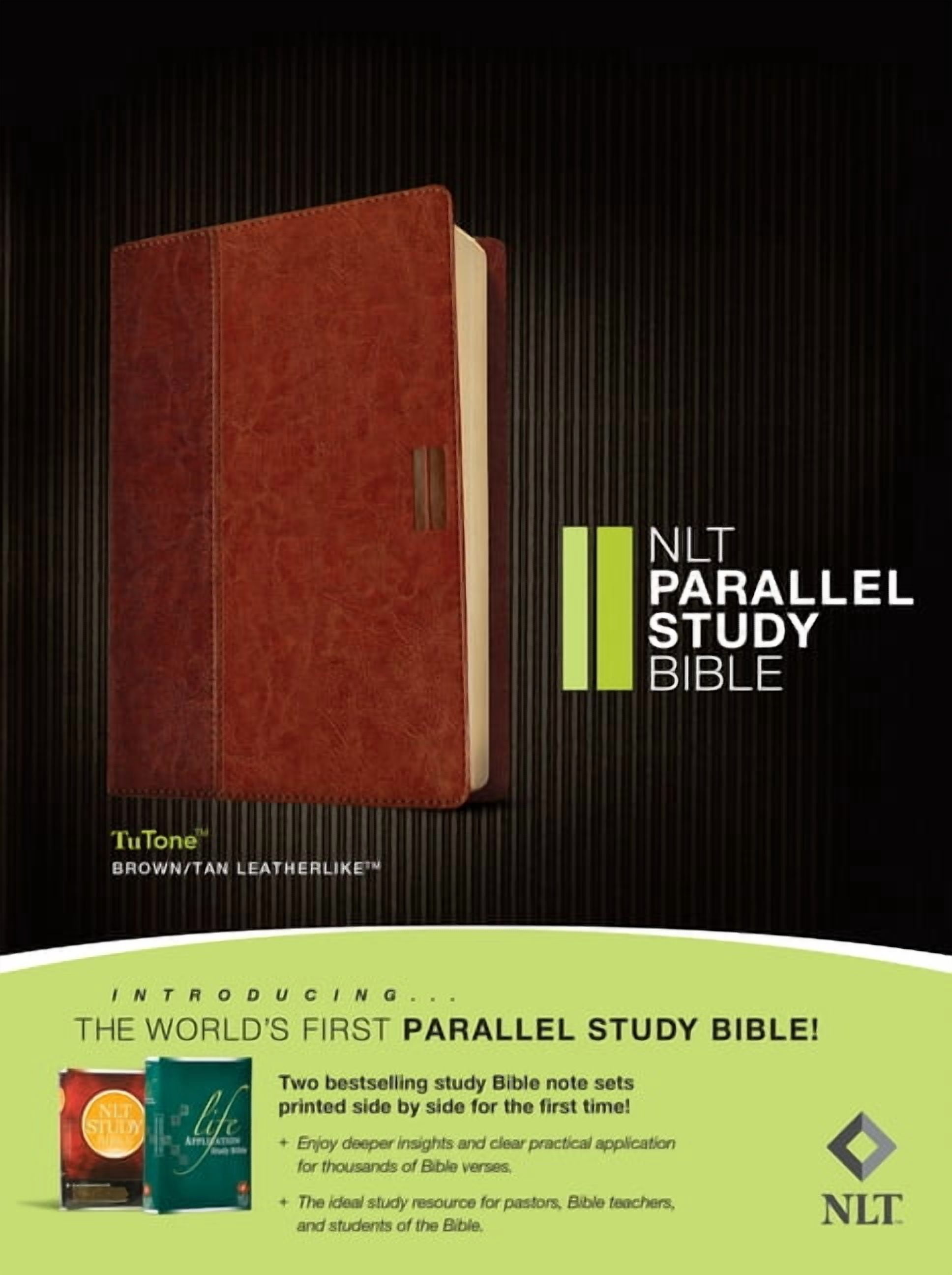 Parallel Study Bible-NLT, (Hardcover) - Walmart.com
