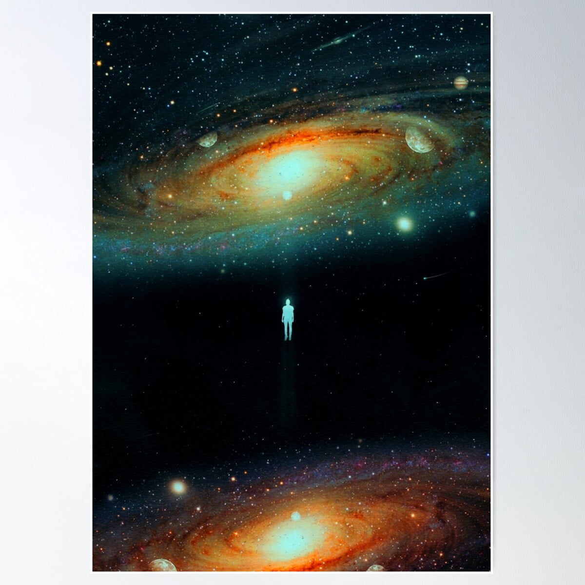 Parallel Universe Poster Wall Art, Modern Wall Decor For Living Room ...