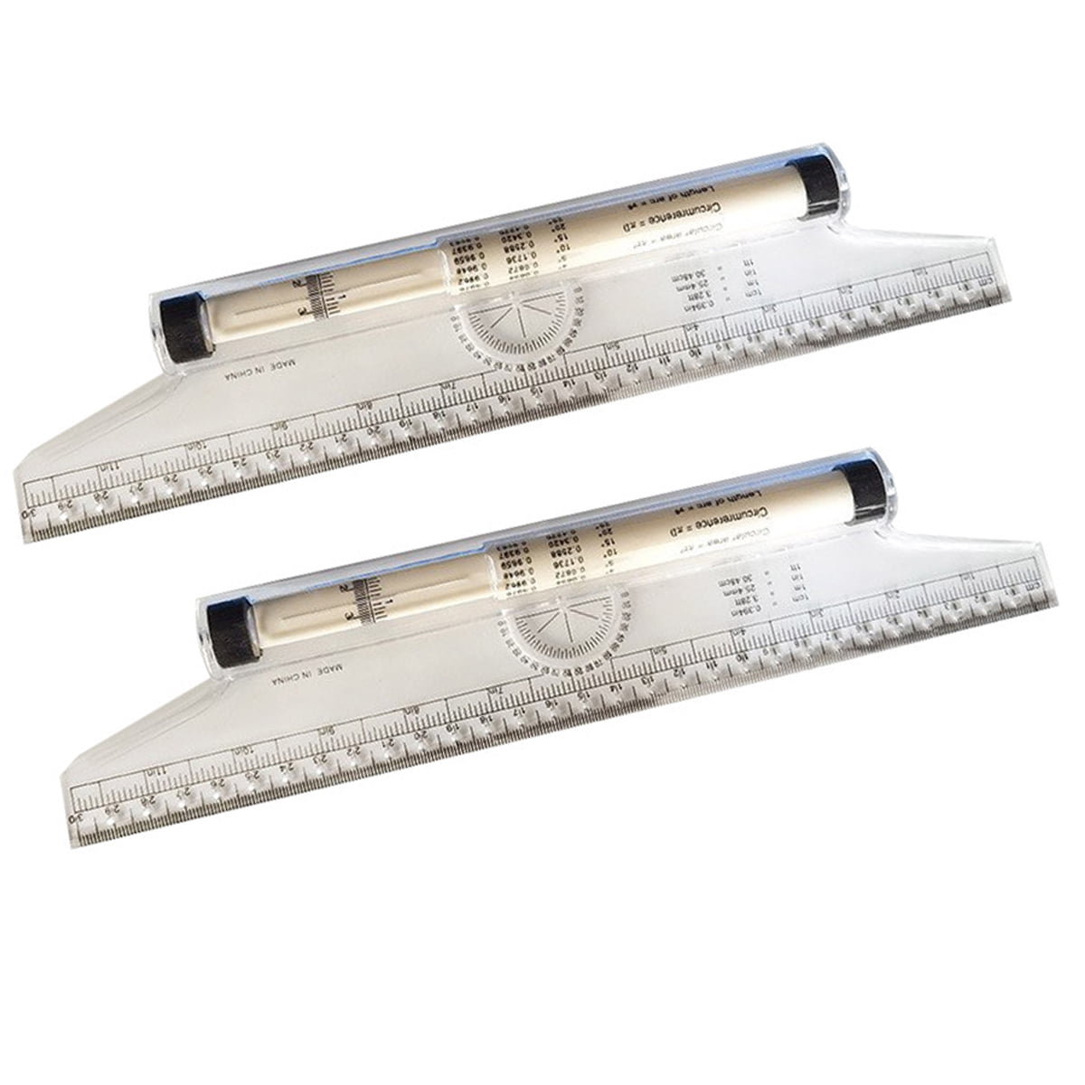 Parallel ruler, multifunctional drawing design ruler for measuring ...