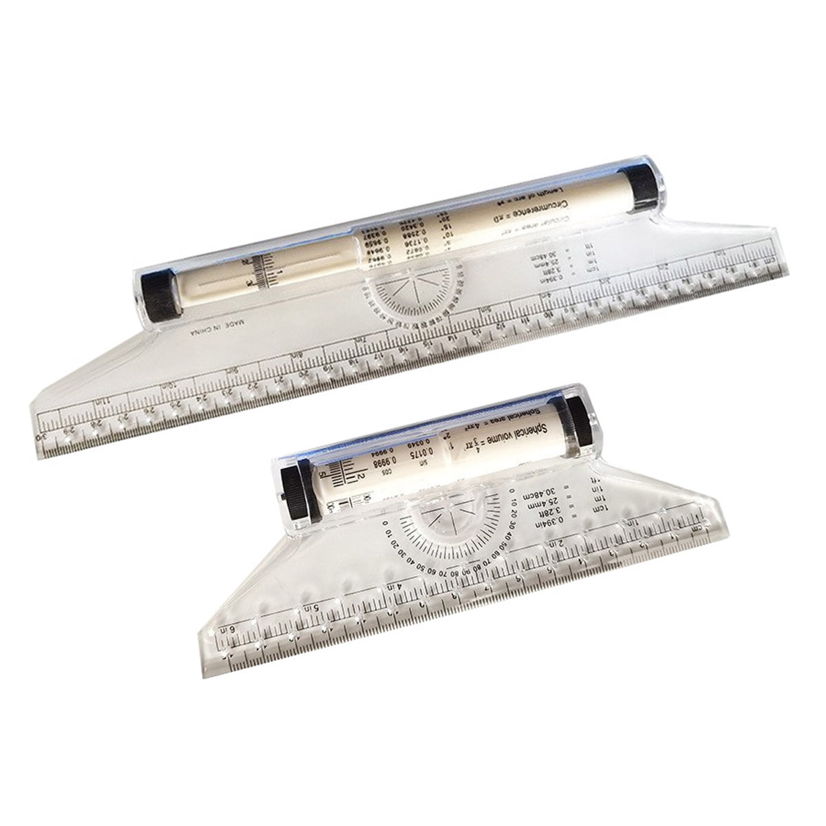 Parallel ruler, multifunctional drawing design ruler for measuring ...