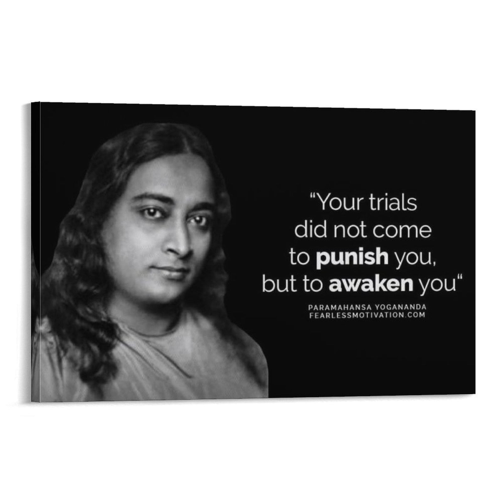 Paramahansa Yogananda Indian Yoga Master Inspirational Quotes Art ...
