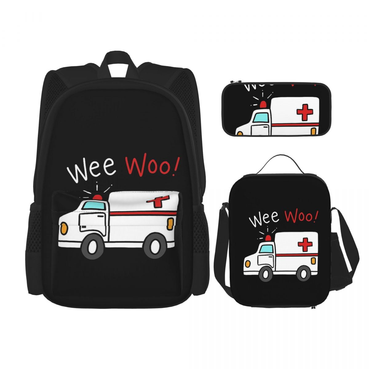 Paramedic Ambulance Backpacks s Bookbag Students Bags s Rucksack Lunch ...