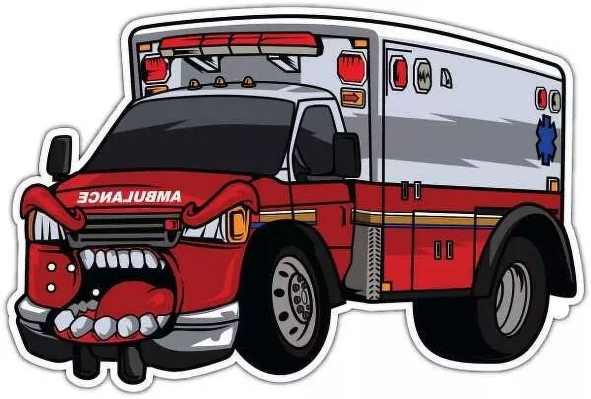 Paramedic Ambulance Emergency Medical Ems Car Window Stickerphone Decal Water Bottle Stickers ...
