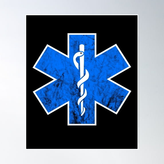 Paramedic First Responder Emt Emergency Ambulance Poster Wall Art ...
