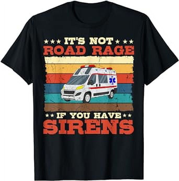 Paramedic Retro Ambulance Emergency Medical Technician T-Shirt ...