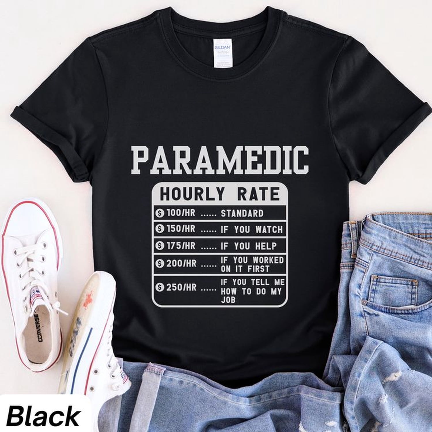 Paramedic S1Hirt Funny Gift for New Grad EMT T-S1Hirt Gift EMS Coworker ...