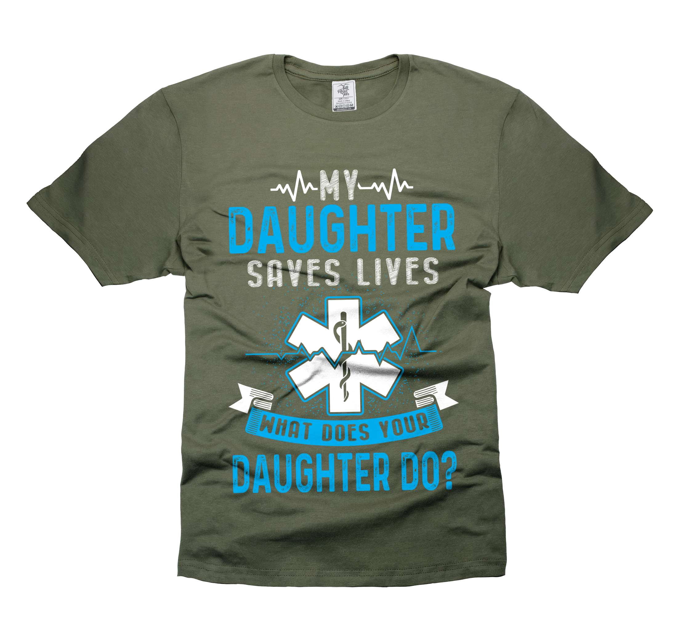 Paramedic Shirts My Daughter Saves Lives Shirt Paramedic's Parents ...