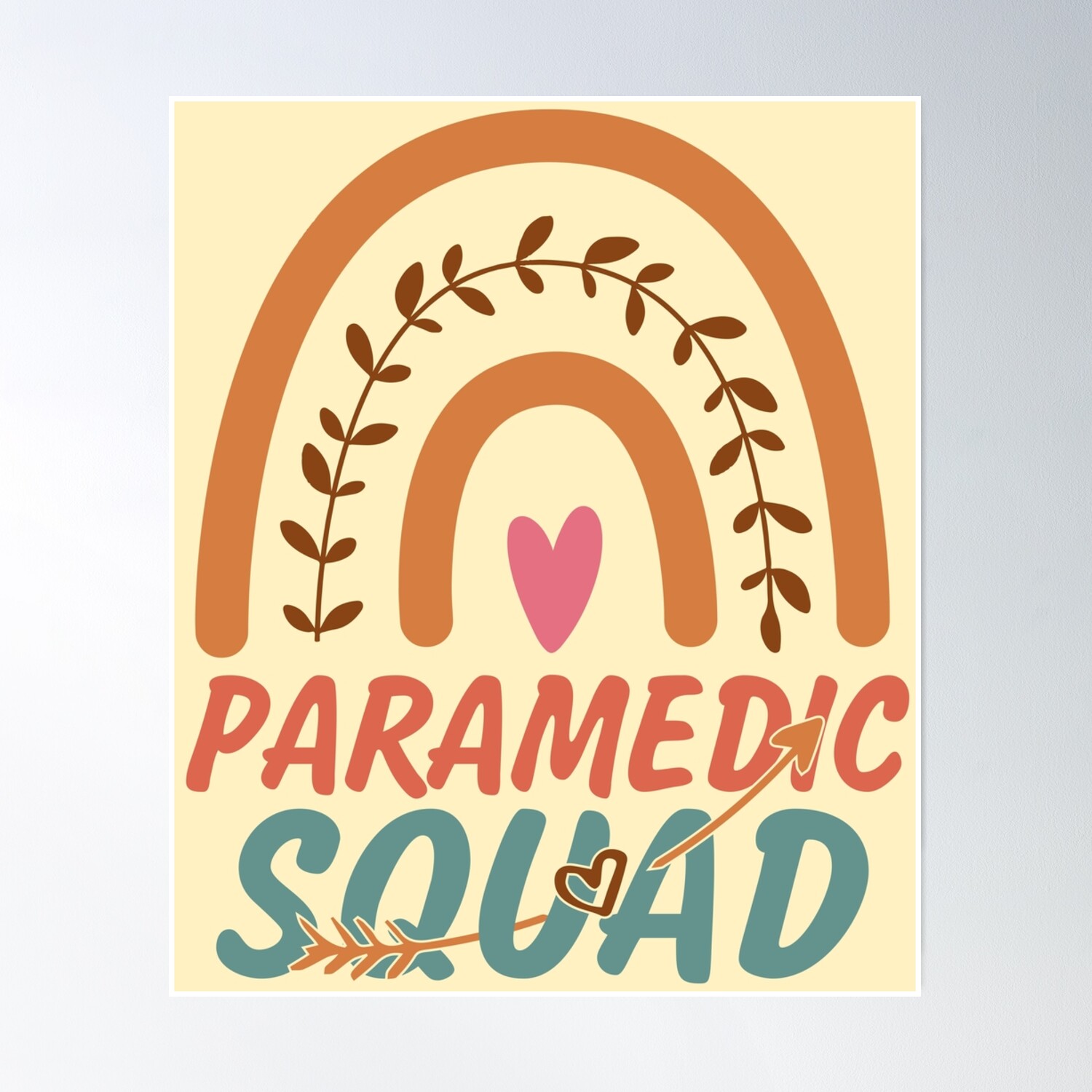 Paramedic Squad Rainbow Quote Gift Idea For Men And Womens - Funny ...