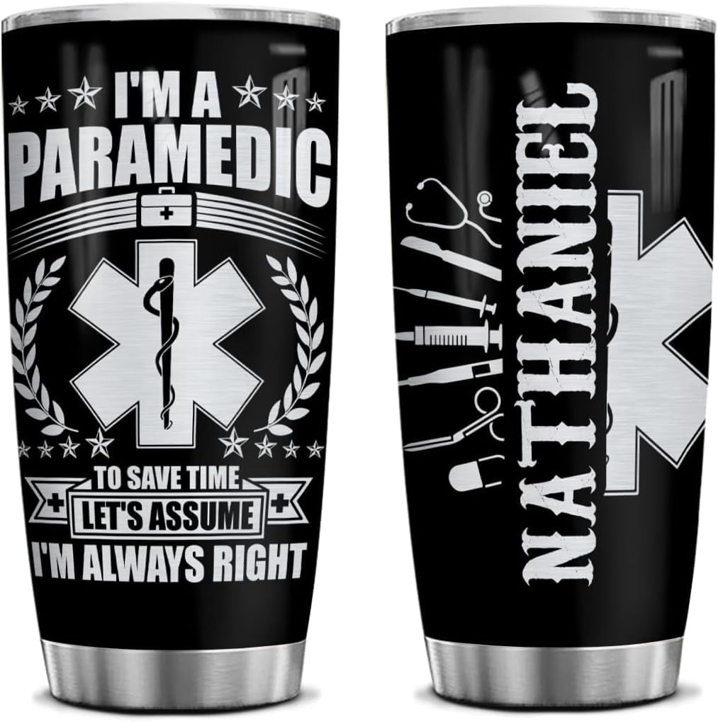 Paramedic Tumbler Paramedic Gift For Women Men Tumblers Stainless Steel ...