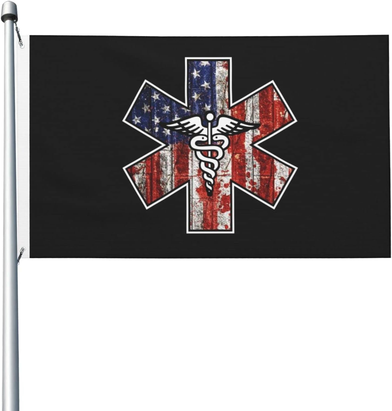 Paramedic Usa American Flag Ems Emt Flag 3x5 Ft Outdoor Decoration ...