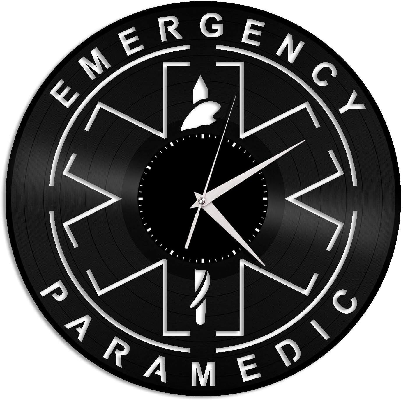 Paramedic Vinyl Wall Clock,Vinyl Record Clock Wall Art Unique Room ...