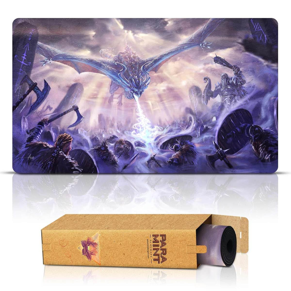 Paramint Ice Dragon (Stitched) - MTG Playmat by Asur Misoa - Compatible ...