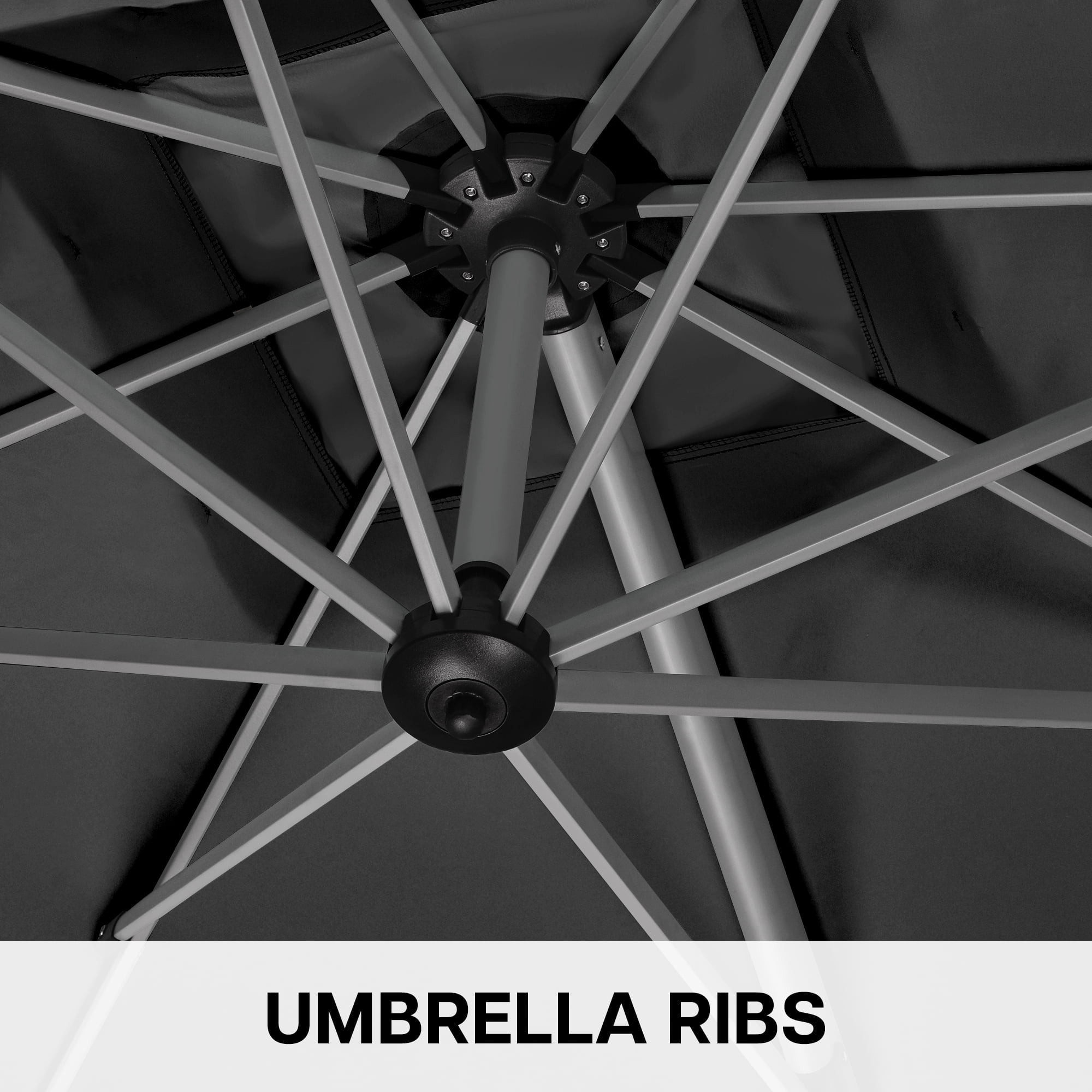 Paramondo Roman Umbrella Ribs are Suitable for 9 FT Square Roman ...